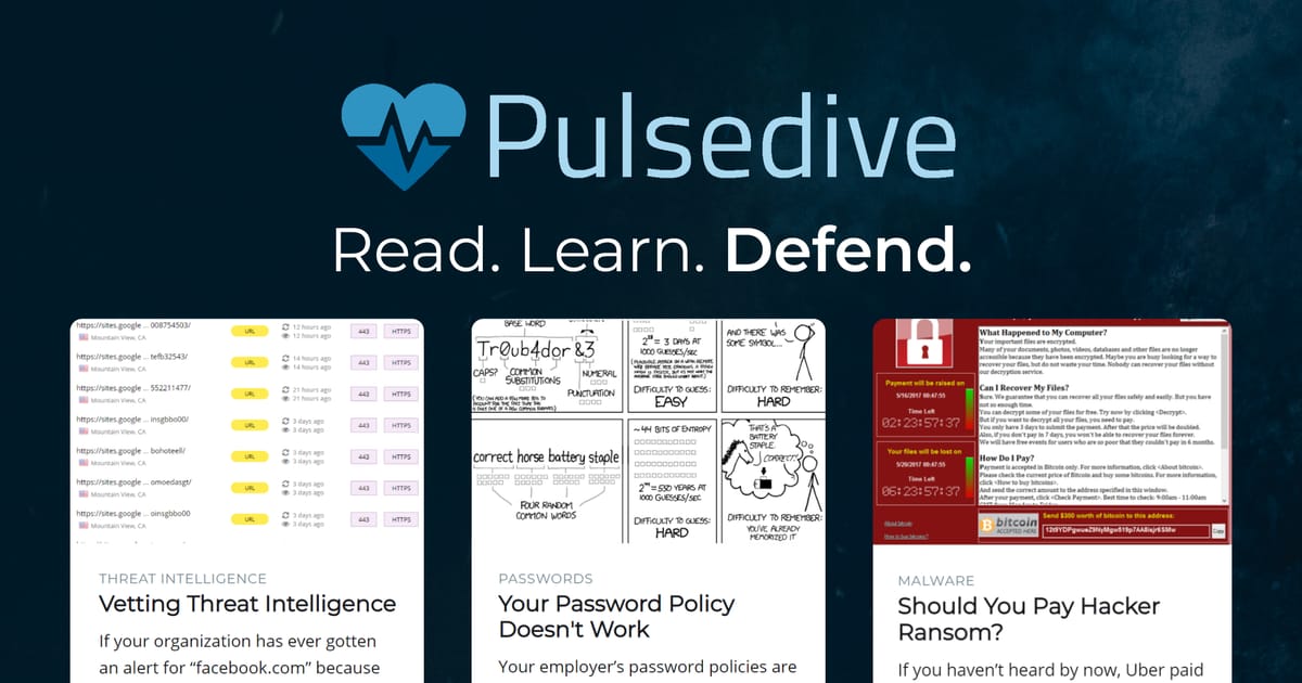 Pulsedive Blog