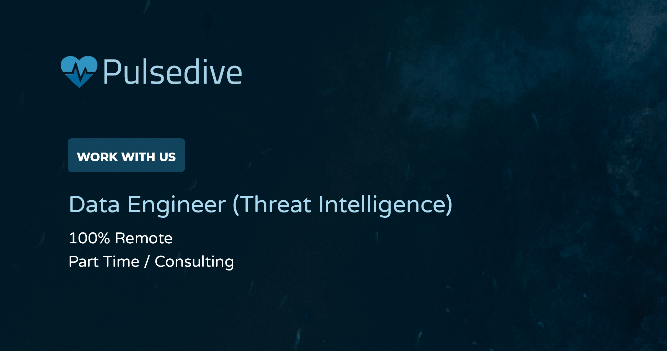 Pulsedive Hiring | Data Engineer (Threat Intelligence)